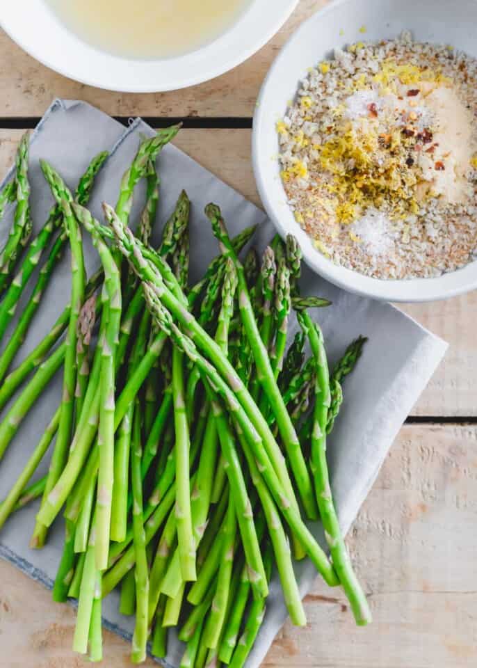 Crispy Baked Asparagus Fries - Running to the Kitchen®