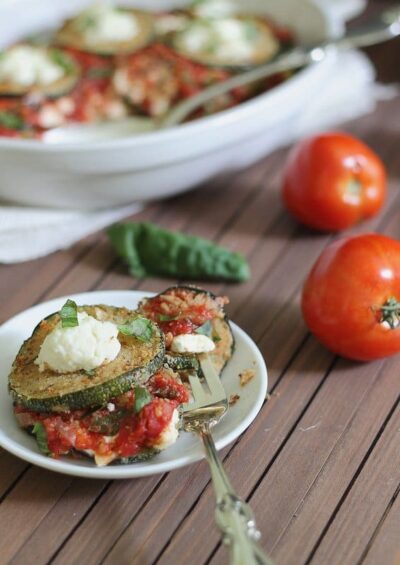 Zucchini Ricotta Bake - Running to the Kitchen®