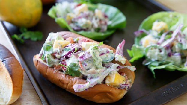 Lobster Mango Avocado Salad - Healthy Lobster Salad with Mango