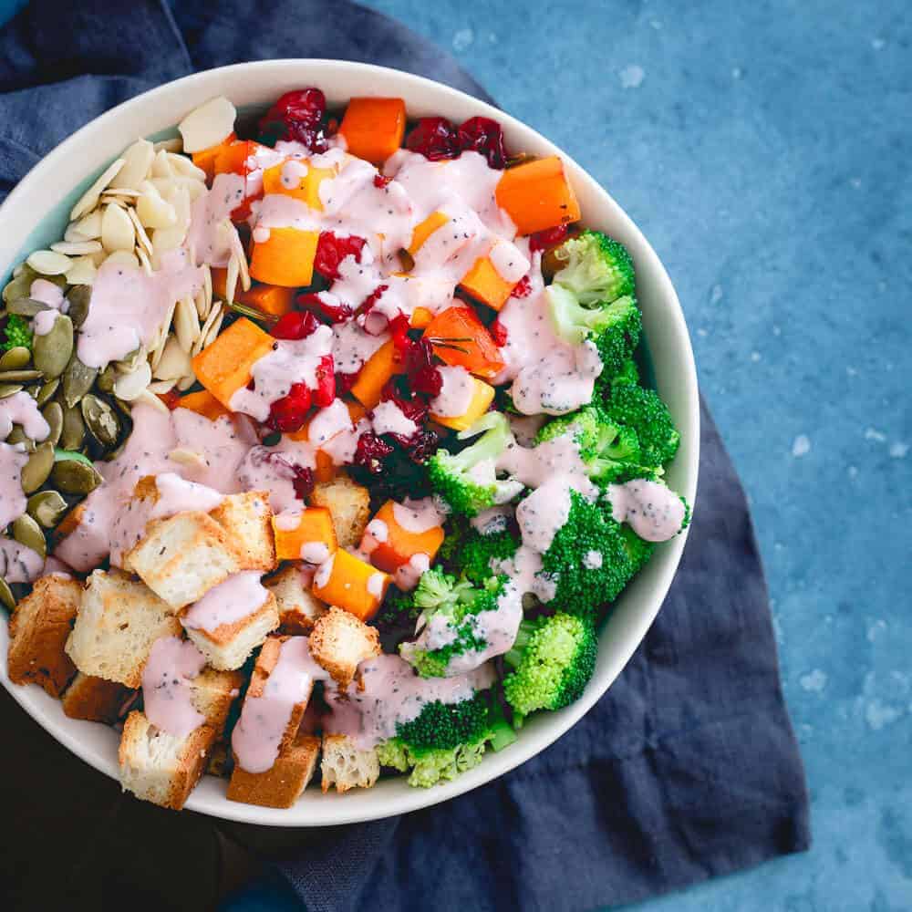 Cranberry Broccoli Salad - Running to the Kitchen®