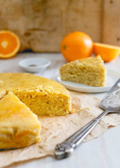 Orange Glazed Cardamom Cake - Running to the Kitchen®