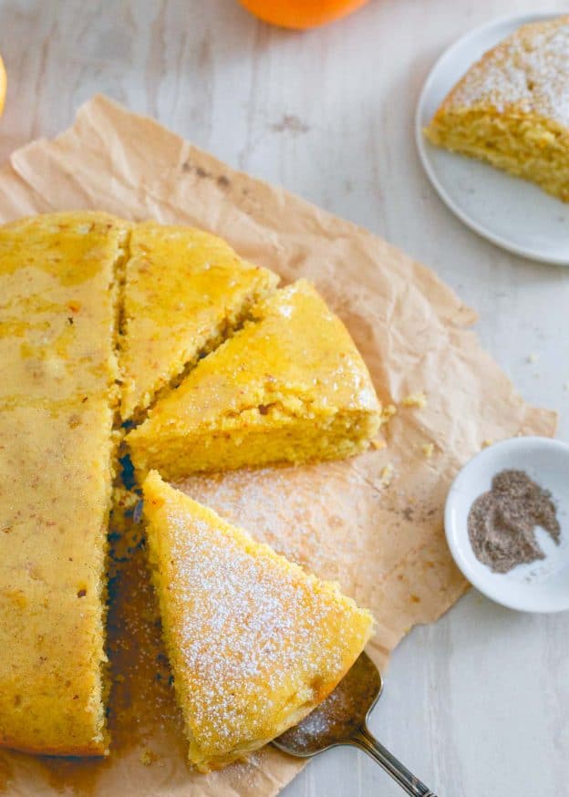 Orange Glazed Cardamom Cake - Running to the Kitchen®