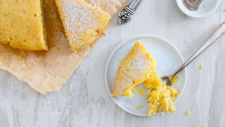 Orange Glazed Cardamom Cake - Running to the Kitchen®
