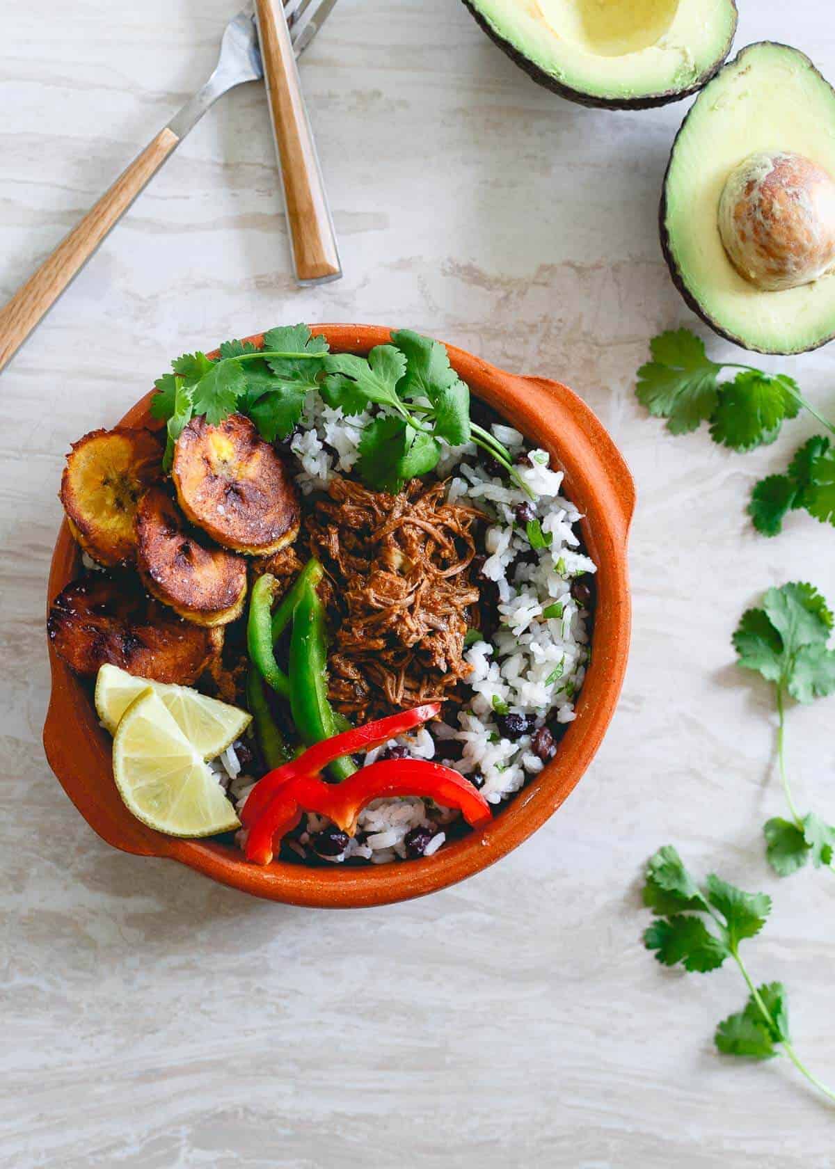 Mexican Beef Bowls - Shredded Mexican Beef Bowls