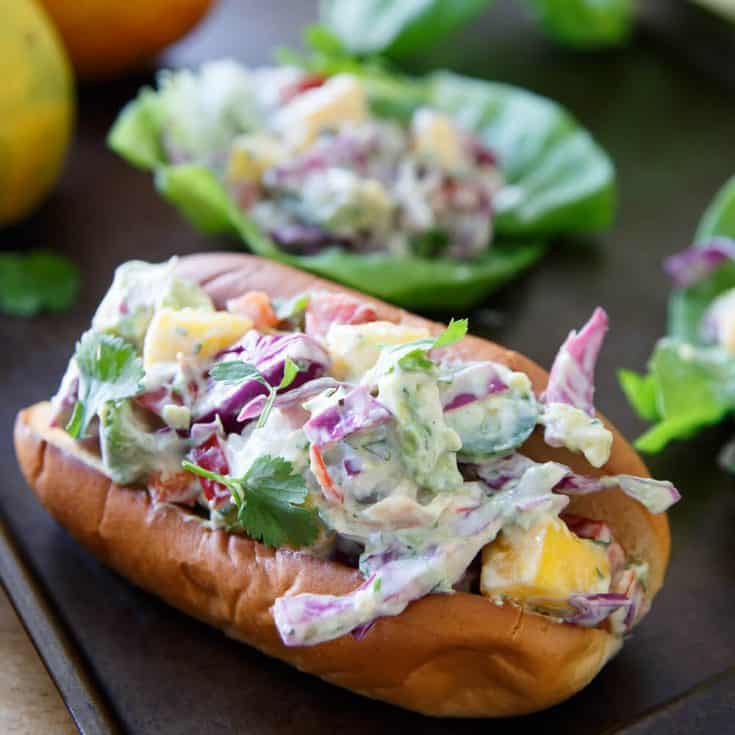 Lobster Mango Avocado Salad - Healthy Lobster Salad with Mango
