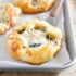 Ham Cheese and Spinach Breakfast Pies - Homemade Mini Breakfast Pies