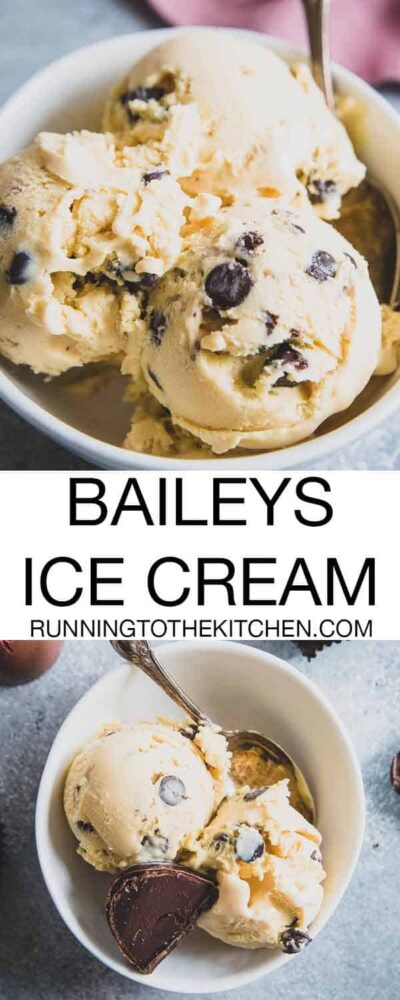 Baileys Ice Cream - Chocolate Chip Baileys Irish Cream Ice Cream Recipe