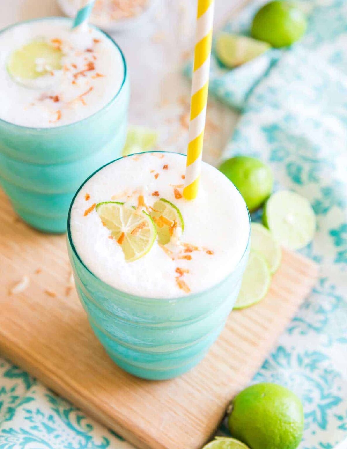 Key Lime Smoothie Recipe - Coconut Key Lime Pie Smoothie