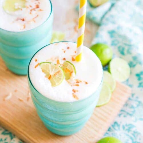 Key Lime Smoothie Recipe - Coconut Key Lime Pie Smoothie