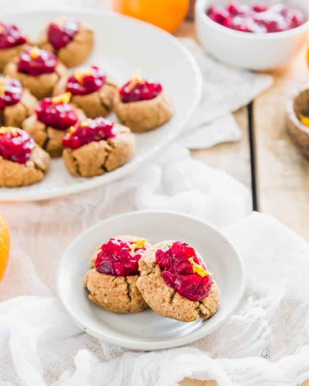 Almond Pulp Cookies - Use Leftover Almond Pulp To Make Thumbprints!