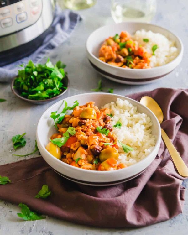 Vegan Picadillo - Plant Based Tempeh and Lentil Picadillo Recipe