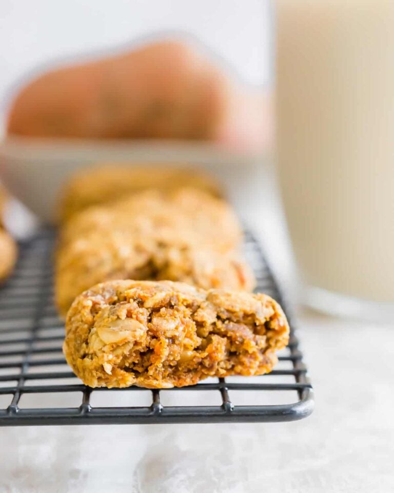 Easy Sweet Potato Cookies - Best Sweet Potato Cookie (GF/Vegan)