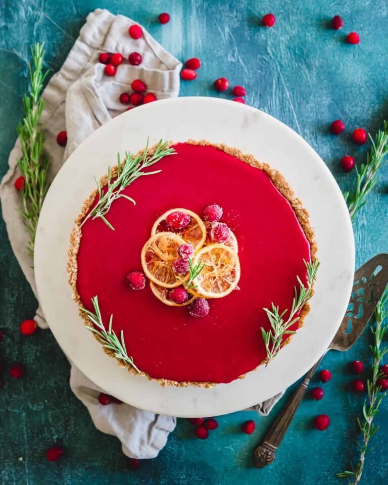 Cranberry Curd Tart - An Easy and Stunning Recipe for the Holidays