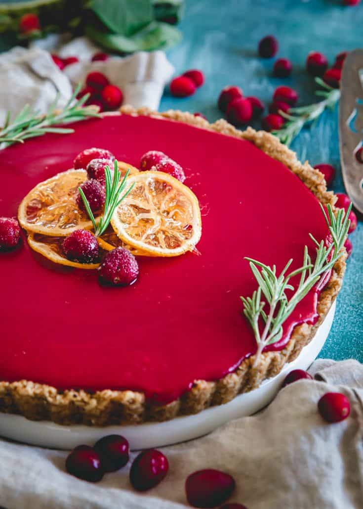 Cranberry Curd Tart - An Easy and Stunning Recipe for the Holidays