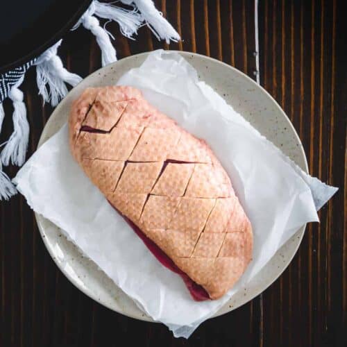 Pan Seared Duck Breast - Easy Duck Breast Recipe with Cranberry Sauce
