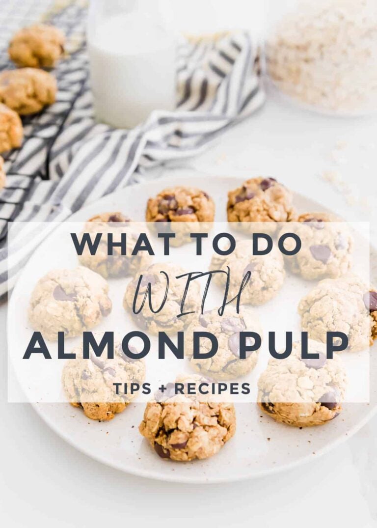 Almond Pulp Recipes - What to do with Almond Pulp (Tips + Recipes)