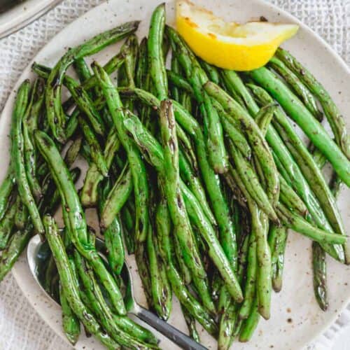 Grilled Green Beans - With A Simple Garlic Soy Seasoning
