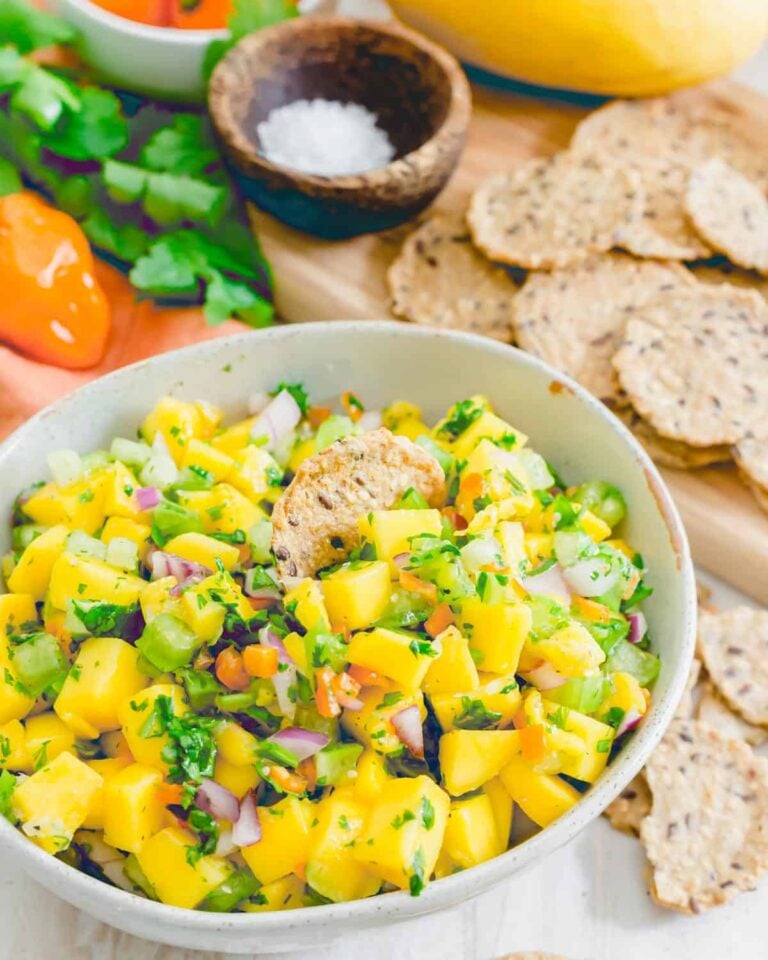 Mango Habanero Salsa - Running to the Kitchen®