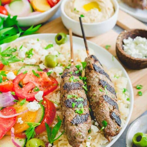 Beef Kafta - Easy Authentic Beef Kafta Kabobs