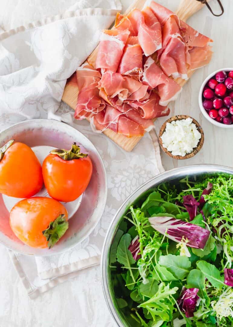 Persimmon Salad - Running to the Kitchen®