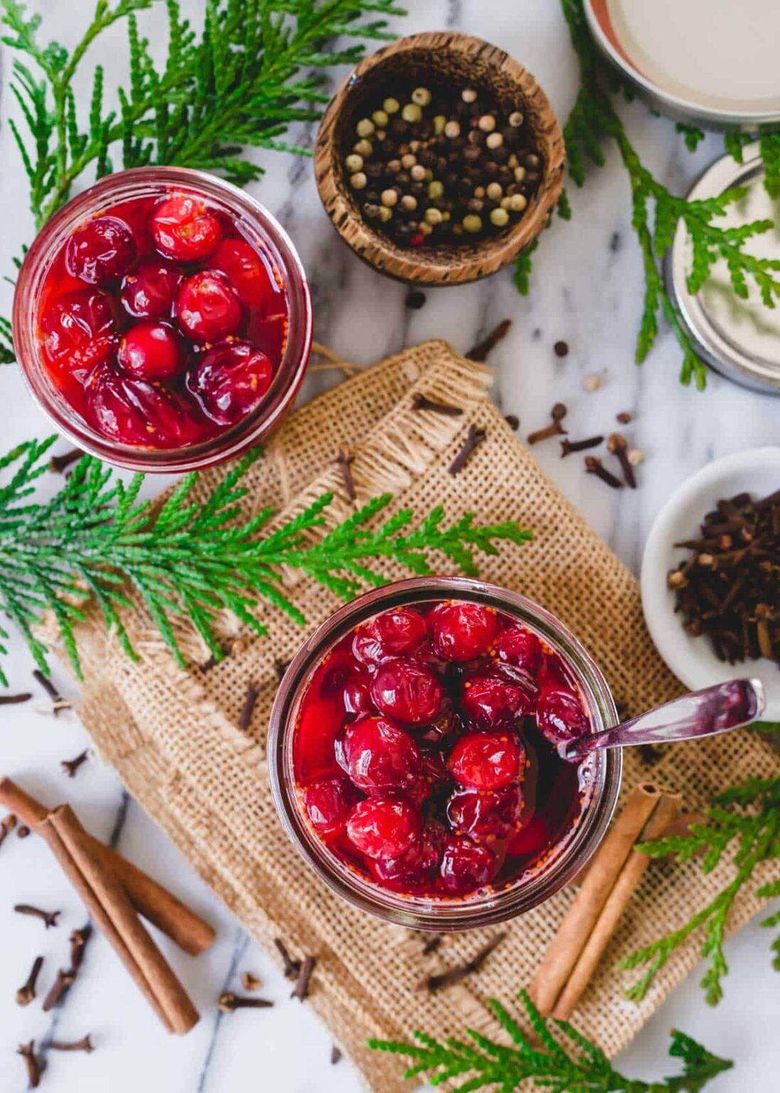 Pickled Cranberries - Running to the Kitchen®