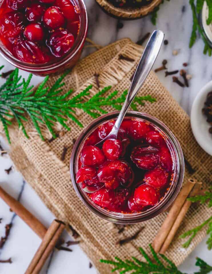 Pickled Cranberries - Running to the Kitchen®