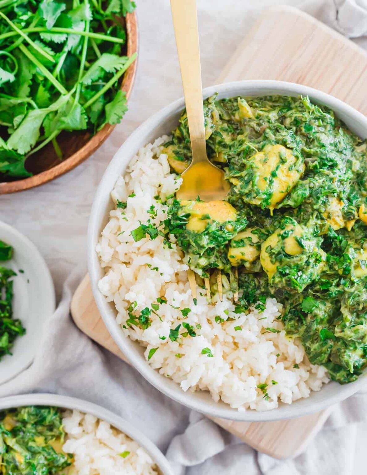 EASY! Chicken Saag (Chicken Saagwala) - Running to the Kitchen®