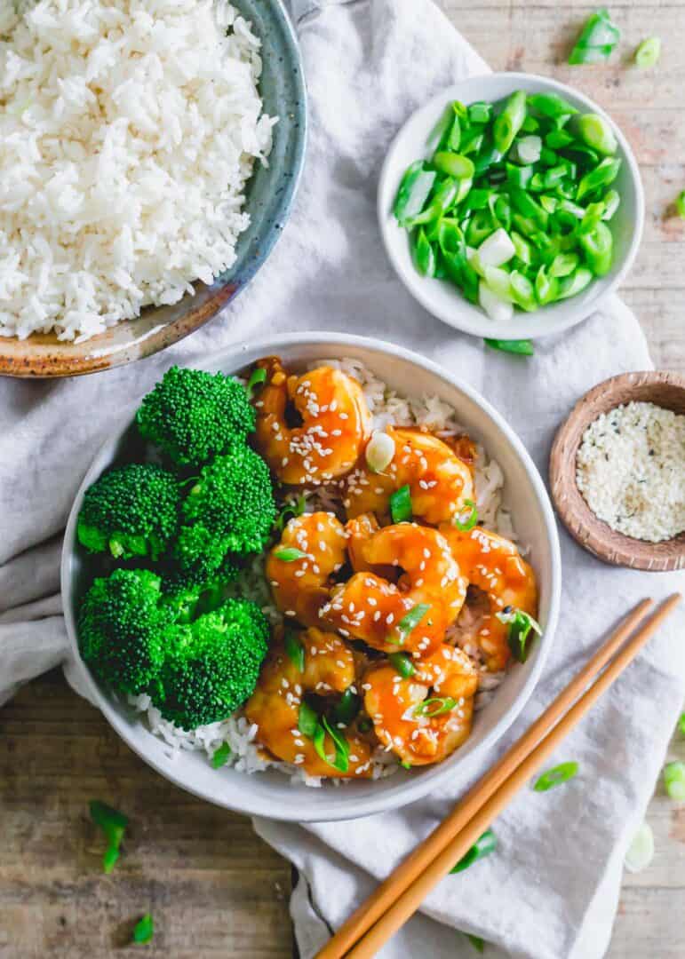 General Tso Shrimp - Running to the Kitchen®