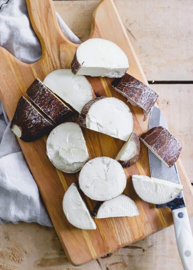 Garlic Mashed Yuca Root (Mashed Cassava) - Running to the Kitchen®