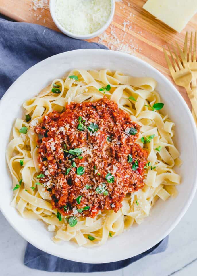 Lamb Bolognese - Running to the Kitchen®