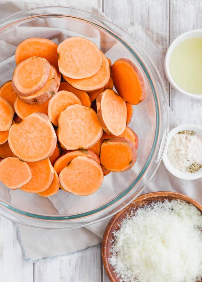 Air Fryer Sweet Potatoes - Running to the Kitchen®