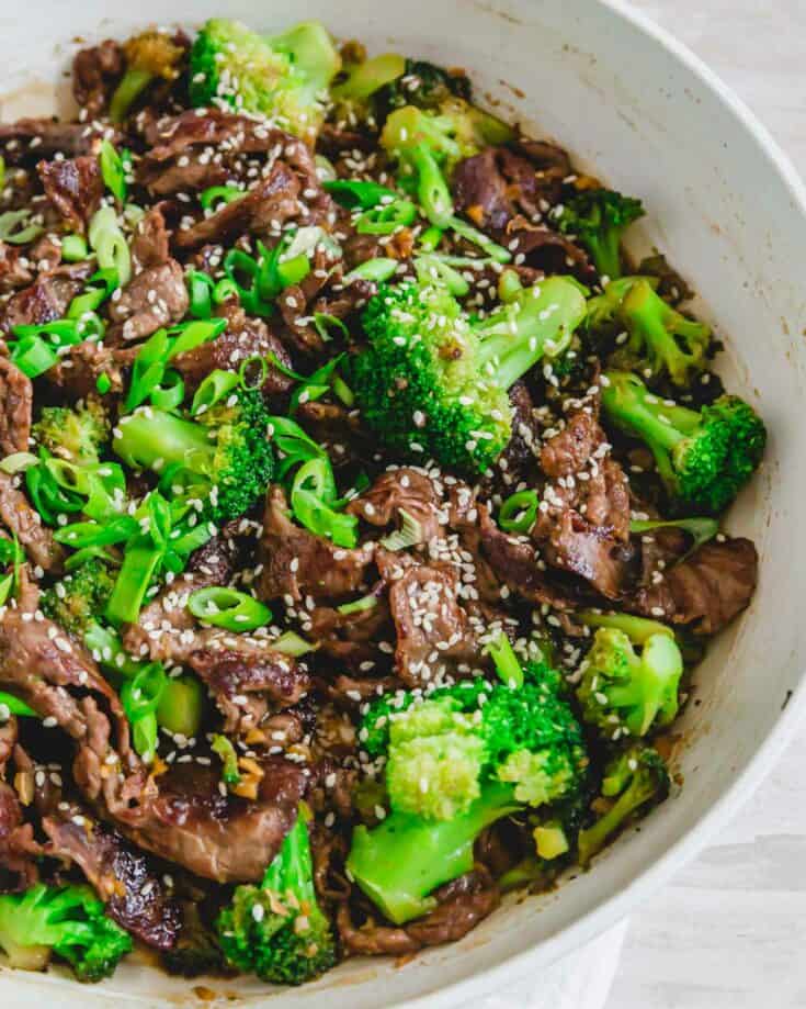 Shaved Beef Stir Fry Recipe - Running to the Kitchen®