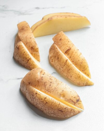 How to Cut Potato Wedges - Running to the Kitchen®
