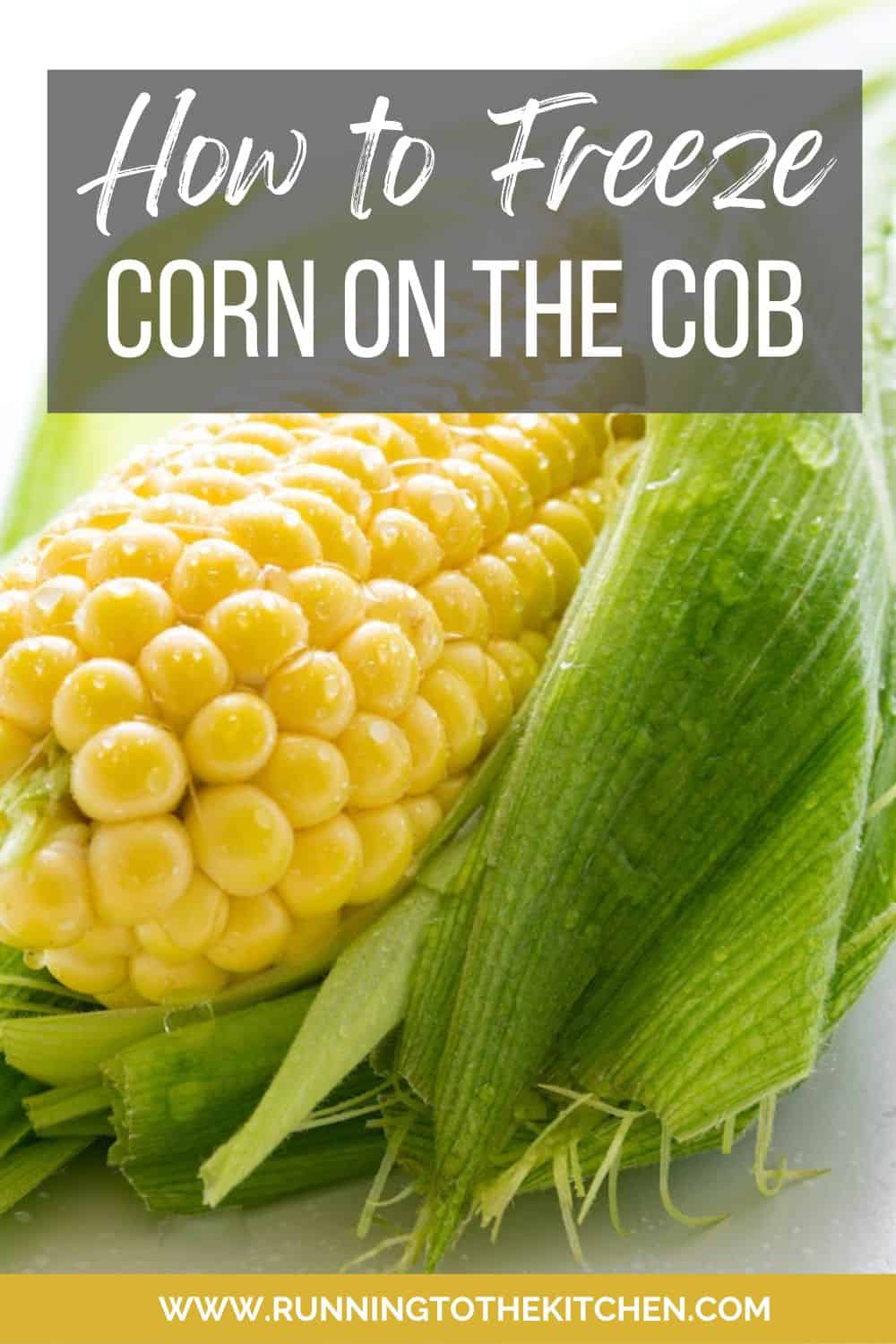 How to Freeze Corn on the Cob - Running to the Kitchen®