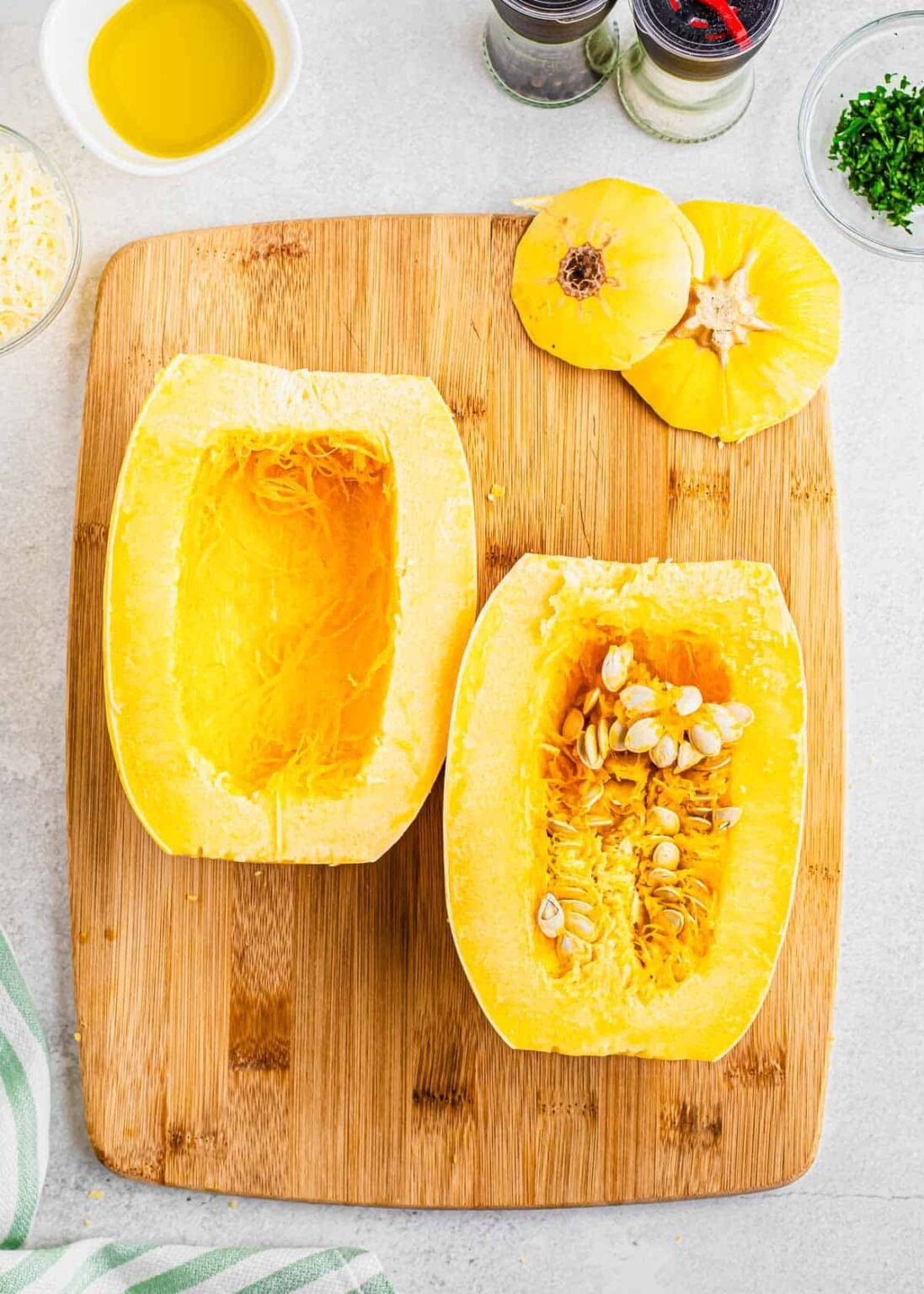 Parmesan Air Fryer Spaghetti Squash - Running to the Kitchen®