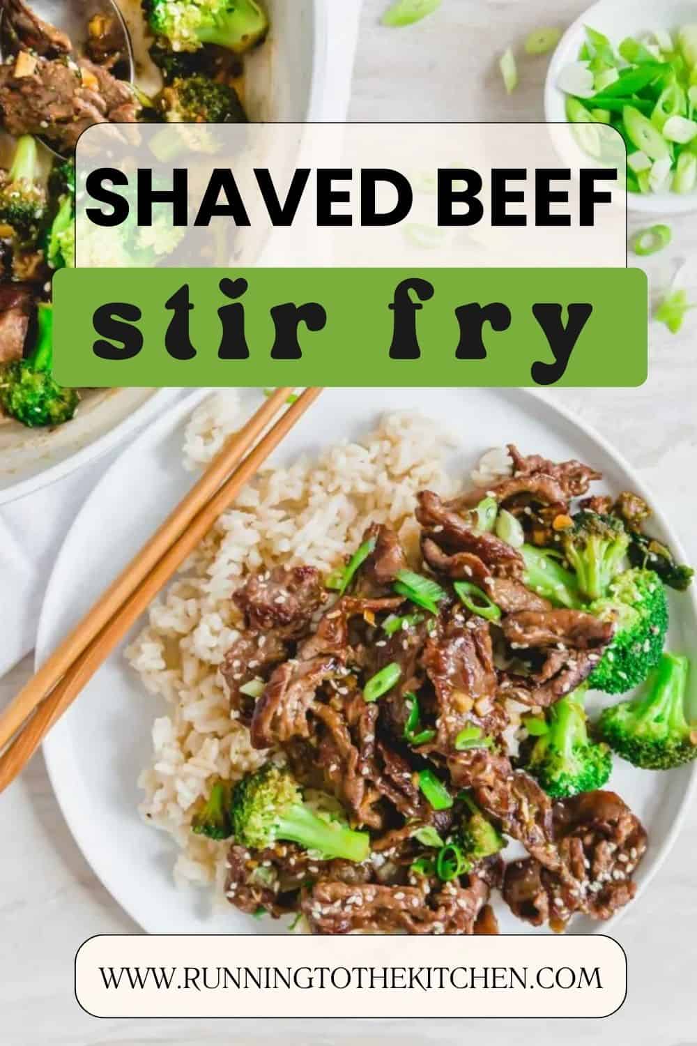 Shaved Beef Stir Fry Recipe - Running to the Kitchen®