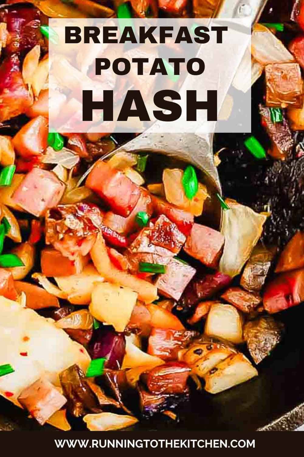 Potato Hash with Bacon and Kimchi