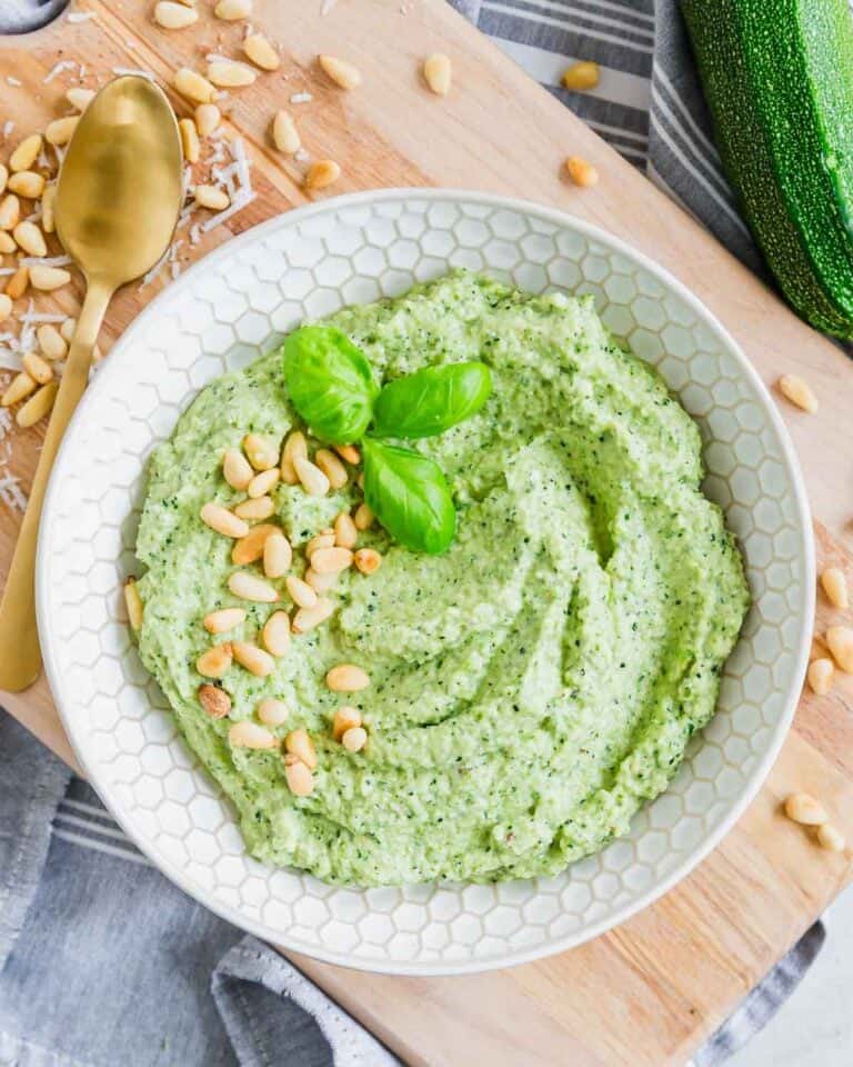 Zucchini Pesto - Running to the Kitchen®
