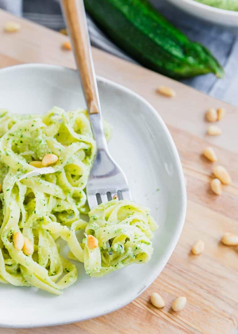 Zucchini Pesto - Running to the Kitchen®