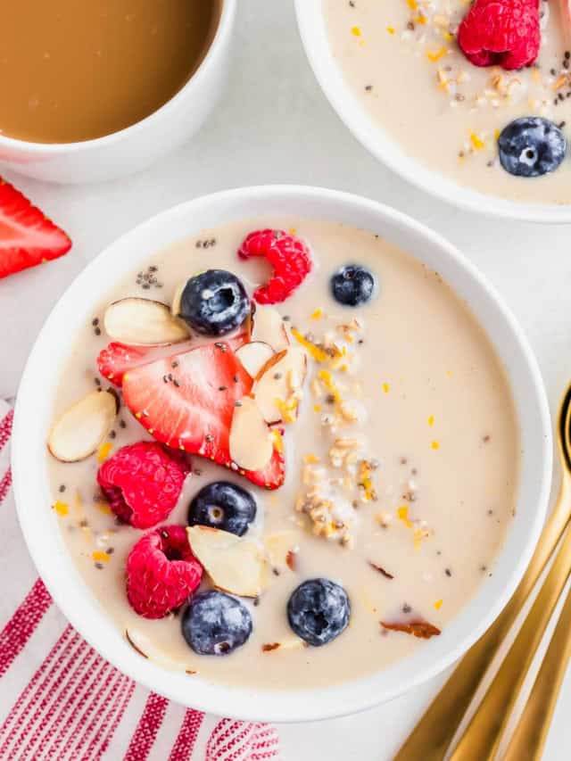 Gingerbread Oatmeal - Easy Stove Top Gingerbread Steel Cut Oats