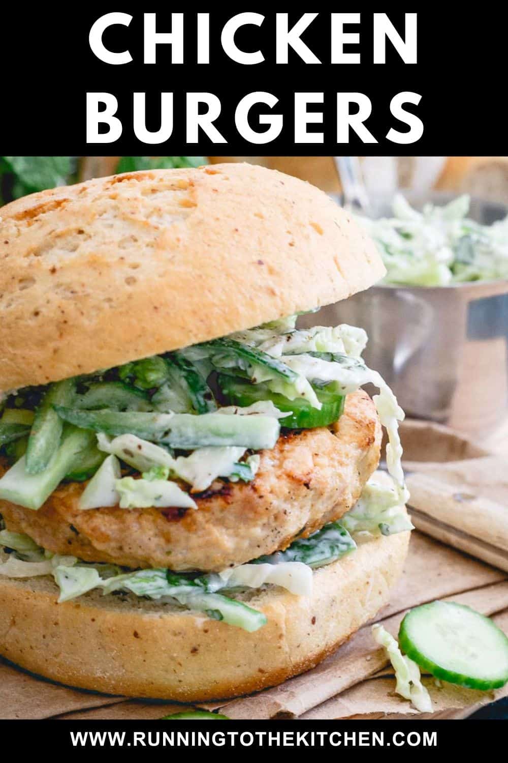 Indian Chicken Burgers - Chicken Burger Recipe with Indian Spices