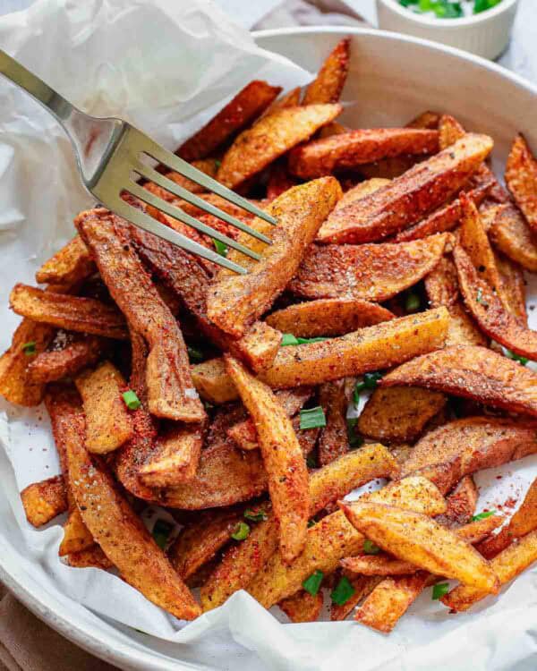 Crispy Masala Fries - Running to the Kitchen®