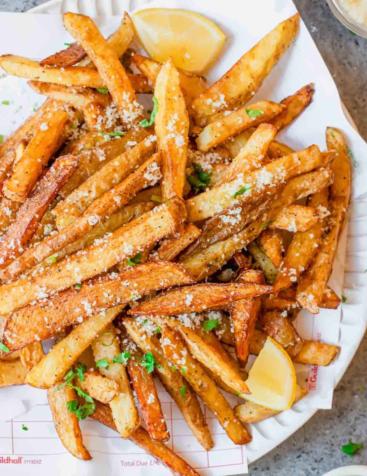 Parmesan Truffle Fries - Running to the Kitchen®