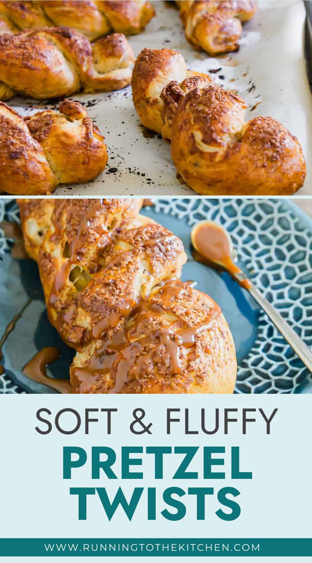 Soft & Fluffy Homemade Pretzel Twists - Running to the Kitchen®